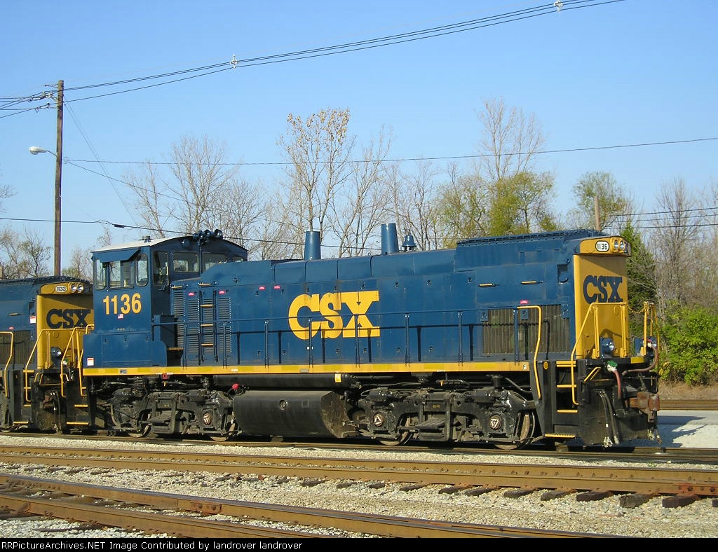 CSXT 1136 At Strawberry Yard